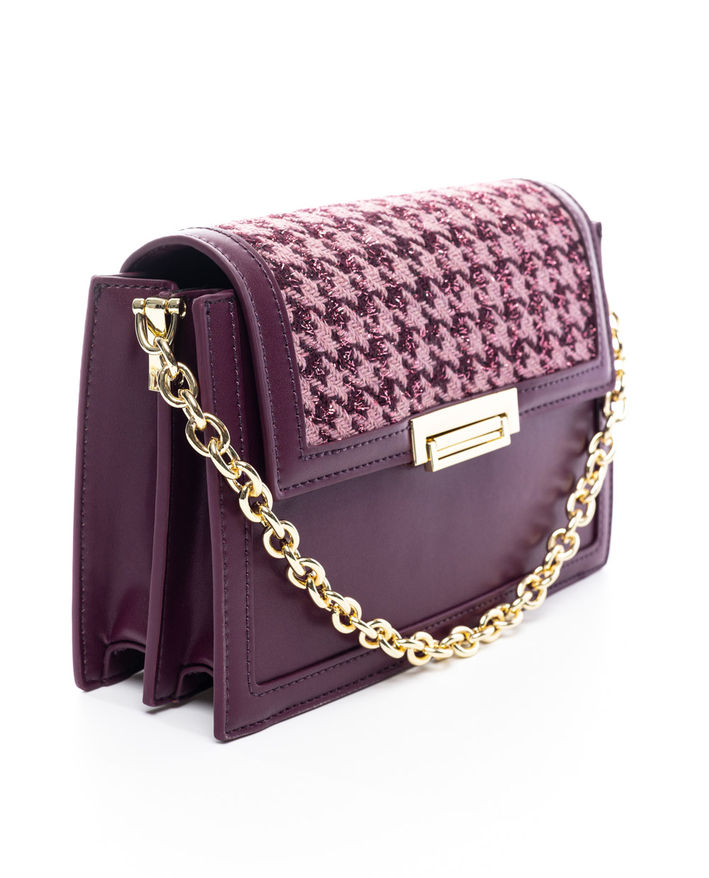 ΤΣΑΝΤΕΣ: Veta γυναικεία τσάντα χιαστί σε μωβ χρώμα